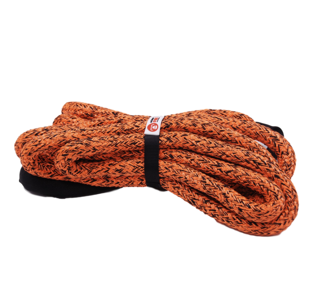 CARBON OFFROAD MONKEY FIST 12 TONNE KINETIC RECOVERY ROPE KIT 9 METRE X ...