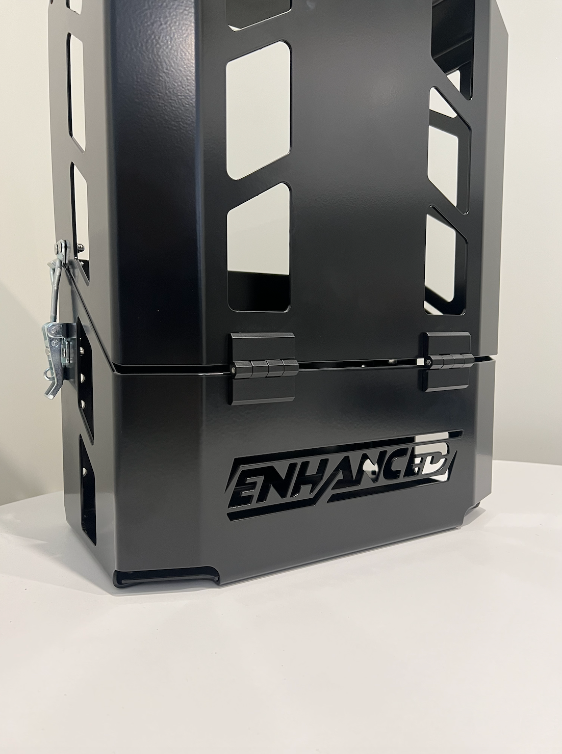 Lockable Jerry Can Holder – BLACK | Enhanced Autowerks